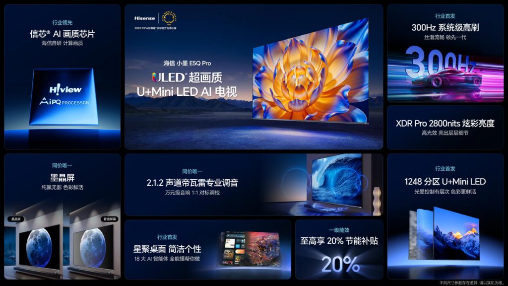 重磅新品！海信发布2025超级大单品小墨E5Q Pro | 游戏大观 | GameLook.com.cn
